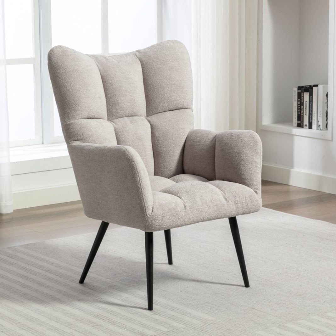 Reese Chair in Light Grey - Accent Chairs at Lowneys Furniture