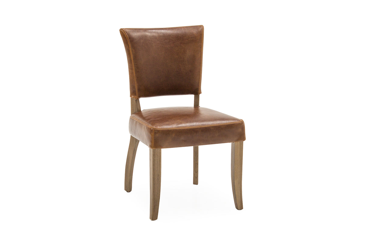 Duke Leather Dining Chair - Dining Chairs at Lowneys Furniture