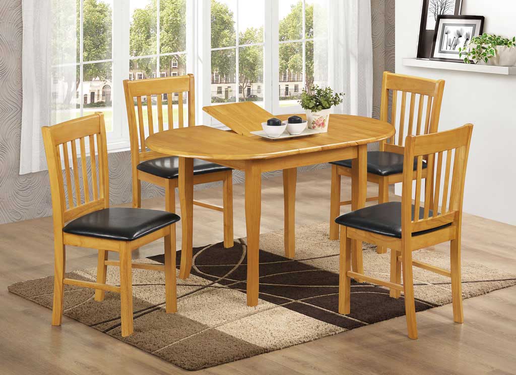 Shannon Extending Table and 4 Chairs Set – Lowneys