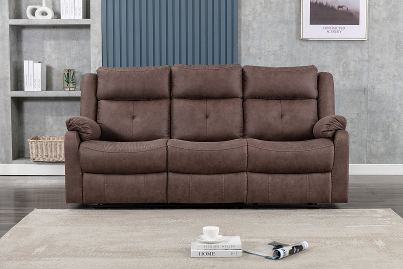 Casey Chestnut 3 Seater Recliner Sofa – Lowneys
